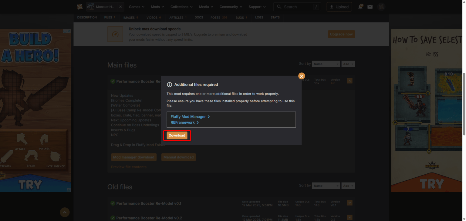【MHWs】グラフィックを落とさず軽量化できるMODの入れ方【Performance Booster Re-Model】 | 健楽ひろば